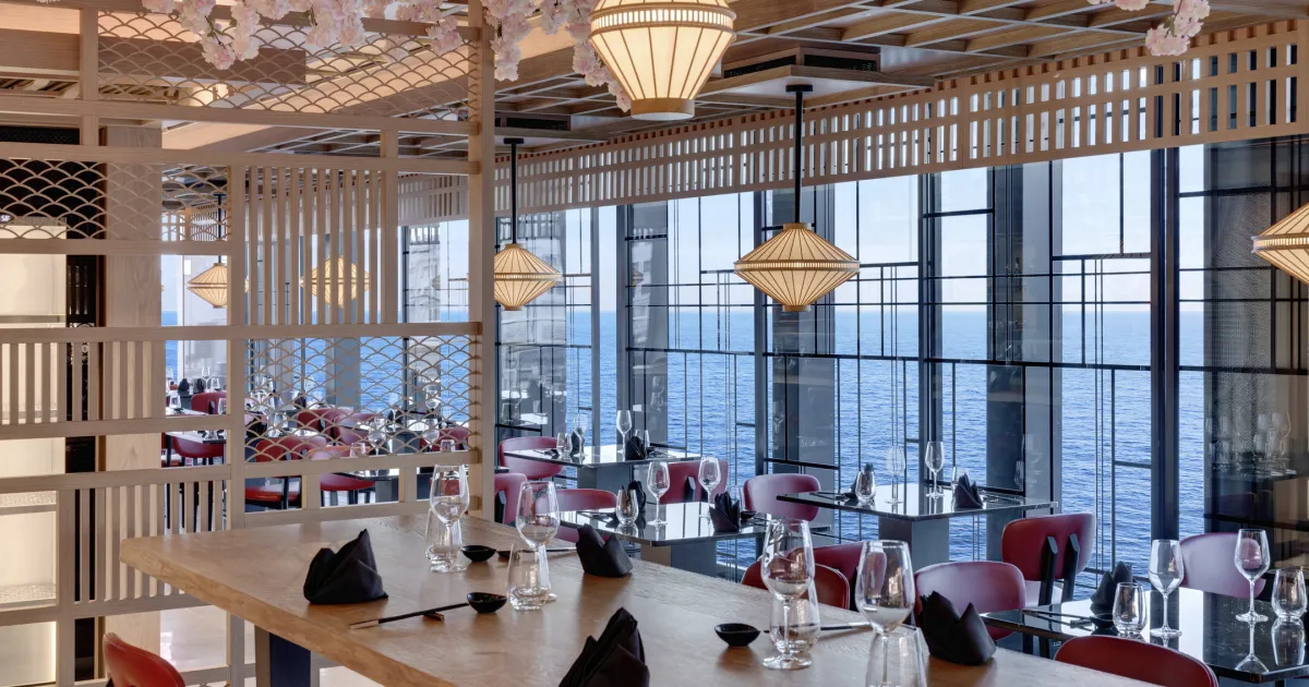 Sakura: Taste the flavours of the Far East under a ceiling of sakura ...